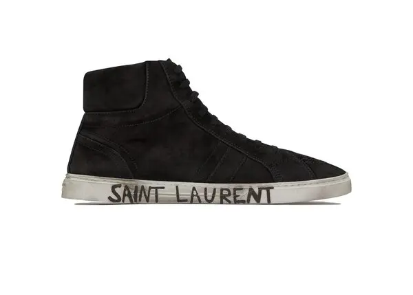 Saint Laurent High-top Sneakers - Black