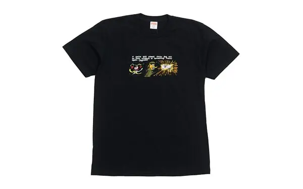 Supreme Dog Shit Tee Shirt - Black