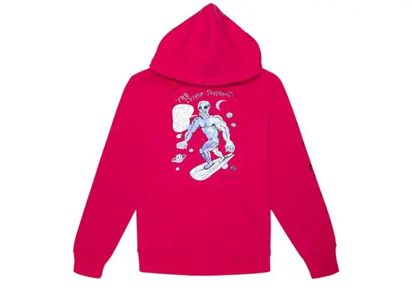 Supreme Daniel Johnston Hooded Sweatshirt - Fuchsia
