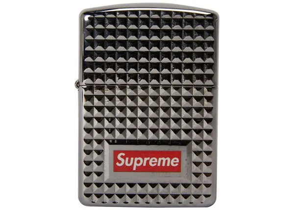 Supreme Diamond Cut Zippo - Silver