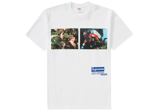 Supreme Junya Watanabe Cdg Nature Tee Shirt - White