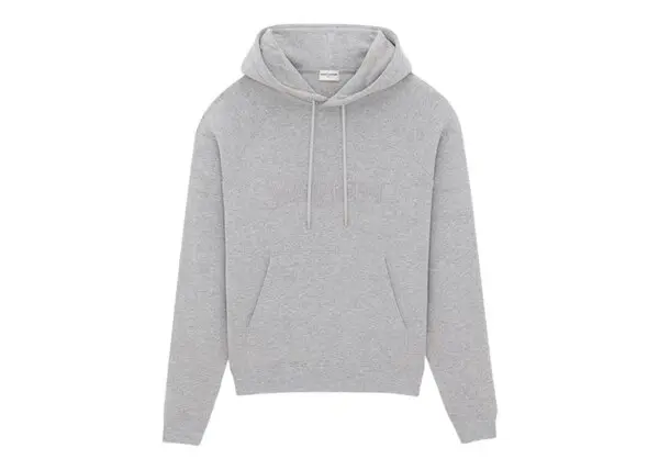 Saint Laurent Logo Embroidered Hoodie