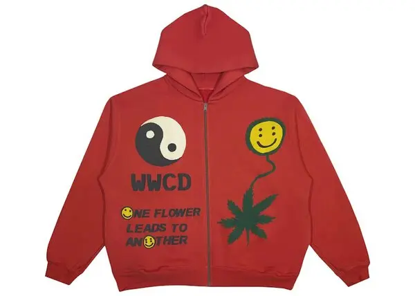 CACTUS PLANT FLEA MARKET Earth First Zip Hoodie