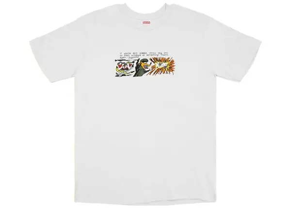 Supreme Dog Shit Tee Shirt - White