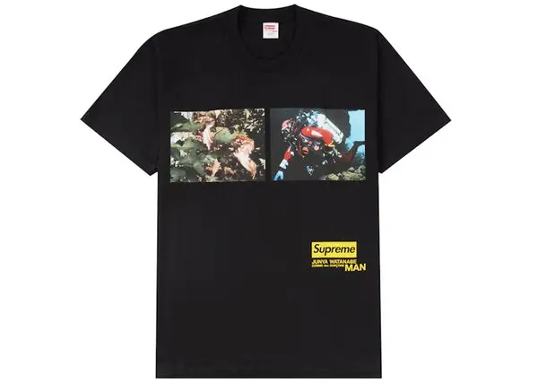 Supreme Junya Watanabe Cdg Nature Tee Shirt - Black