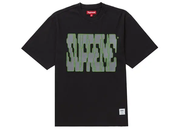 Supreme Digi Short Sleeve Top - Black