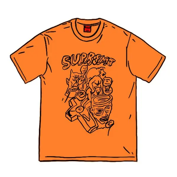 Supreme Daniel Johnston Tee Shirt - Orange