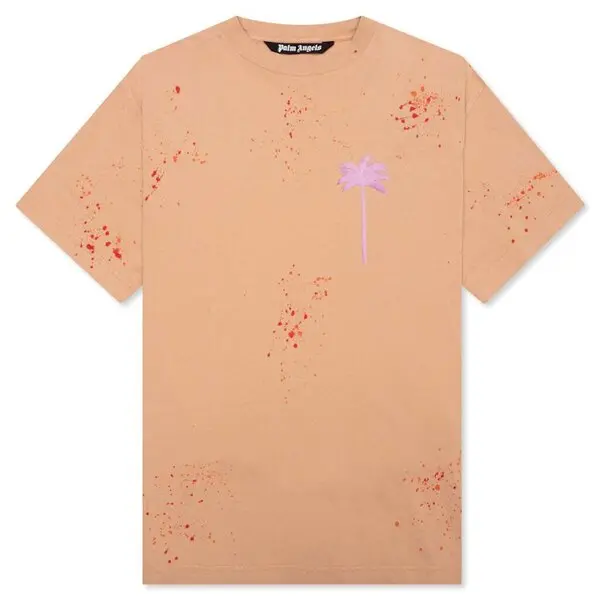 Palm Angels Palm Logo T-shirt - Camel