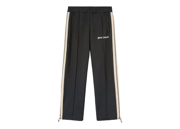 Palm Angels Loose Track Pants - Black/off White