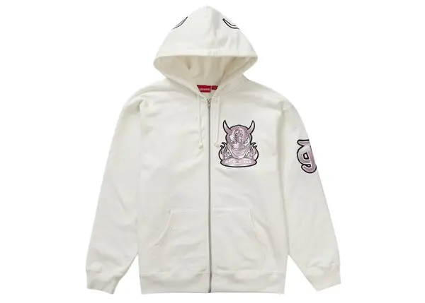 Supreme Demon Zip Up Hooded Sweatshirt