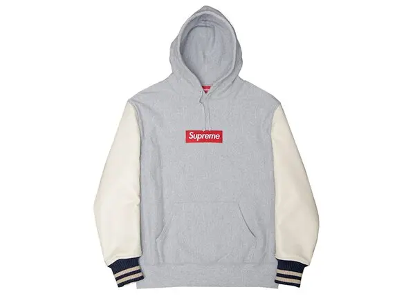 Supreme Junya Watanabe Cdg Customized Box Logo Hoodie - Grey