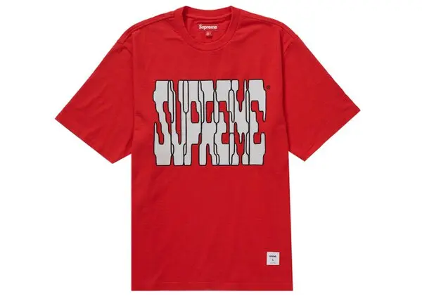 Supreme Digi Short Sleeve Top - Red