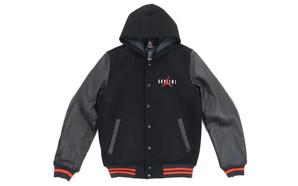 Supreme Jordan Hooded Varsity Jacket