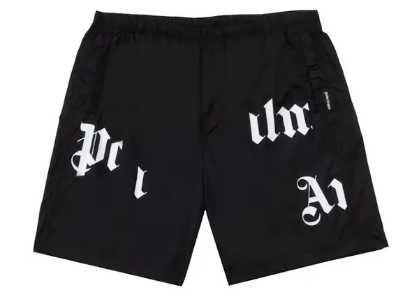 Palm Angels Logo Swim Short - Black