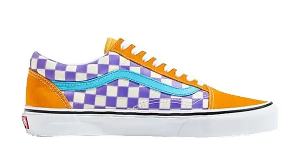 VANS Old Skool Sneakers - Purple/magenta/mustard