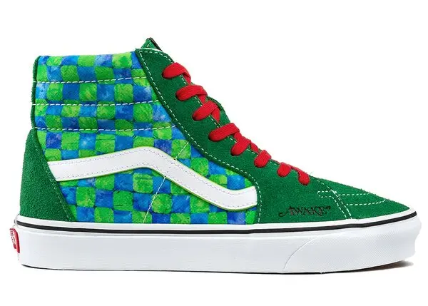 VANS Sk8-hi Awake Ny High-top Sneakers - Green/blue/red
