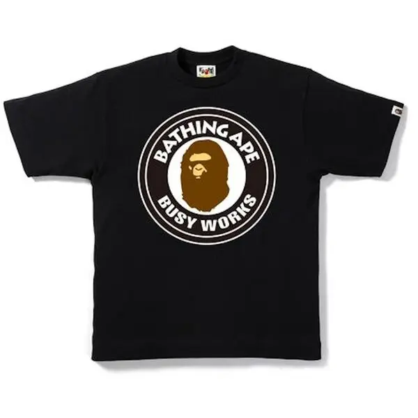 A BATHING APE Busy Works Tee Shirt Tee Shirt - Black