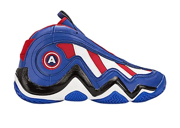 Adidas Crazy 97 Avengers Captain America Sneakers - Bold Blue/running White/scarlet