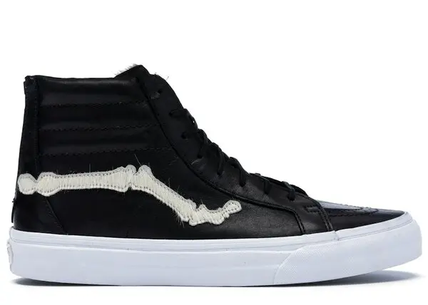 VANS Sk8-hi Bones Pony Hair - Black/white