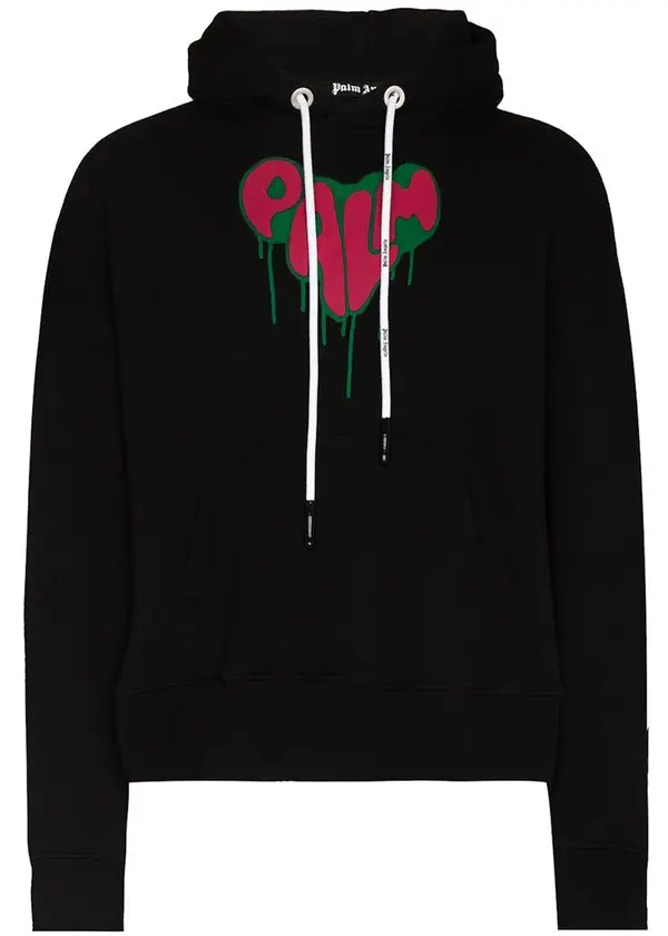 Palm Angels Palm Spray Heart Hoodie