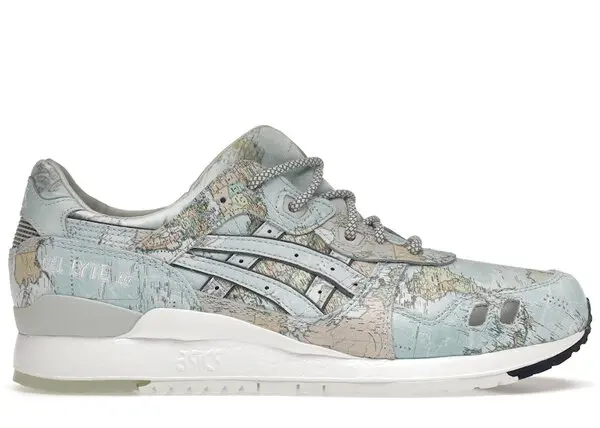 Asics Gel Lyte Iii Atmos World Map Sneakers