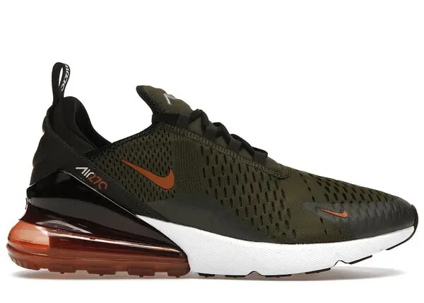 Nike Air Max 270 Sneakers - Rough Green/sequoia/hot Curry