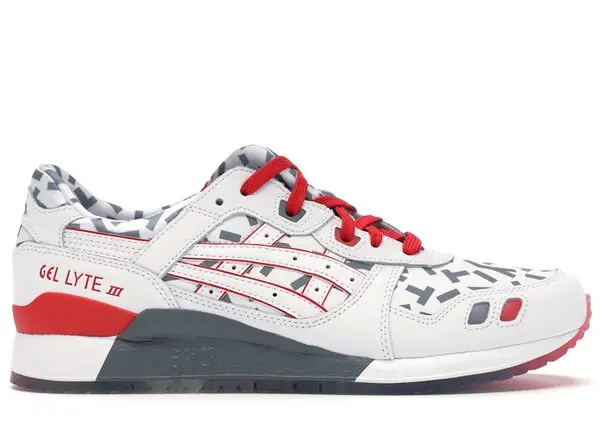 Asics Gel Lyte Iii Gi Joe Storm Shadow Sneakers - White/grey