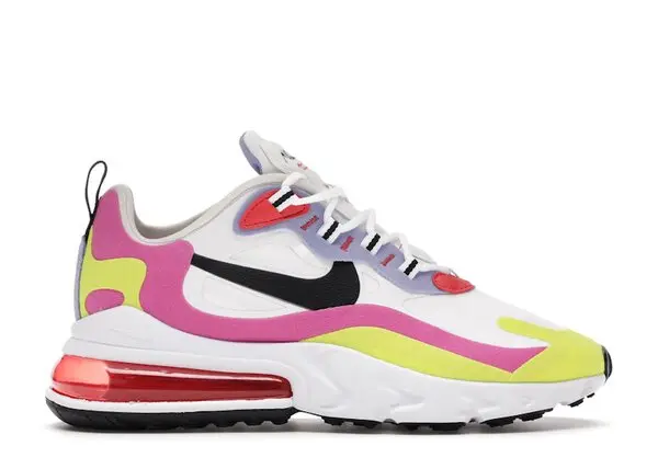 Nike Air Max 270 React - White/black/pink