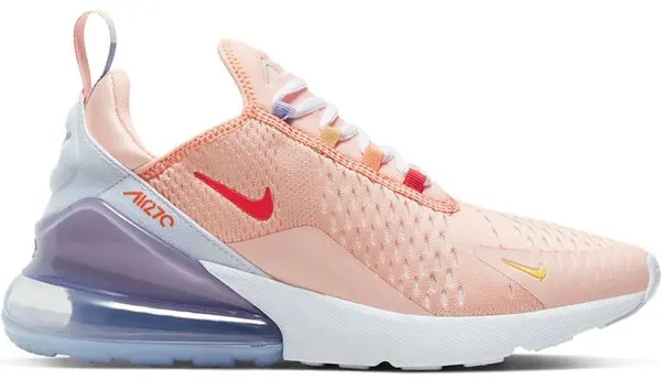 Nike Air Max 270 Sneakers - Washed Coral/white/football Grey
