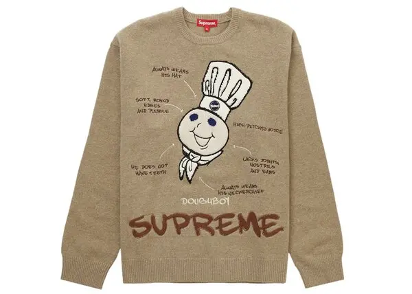 Supreme Doughboy Sweater - Beige