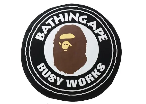 A BATHING APE Bws Busy Works Cushion - Black