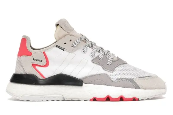 Adidas Nite Jogger Sneakers - Cloud White/crystal White/shock Red