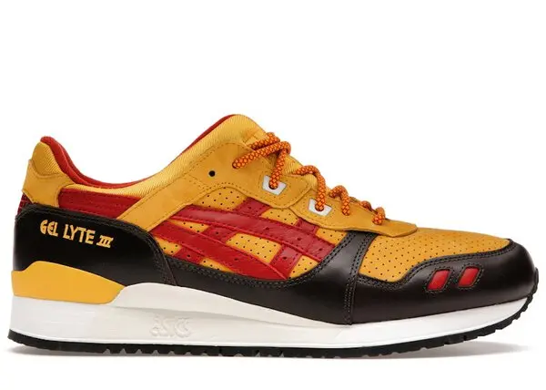 Asics Gel-lyte Iii '07 Remastered Kith Marvel X-men Wolverine 1980 Sneakers - Yellow/brown/red