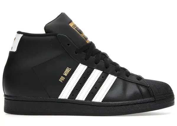 Adidas Pro Model Sneakers - Core Black/footwear White/gold Foil