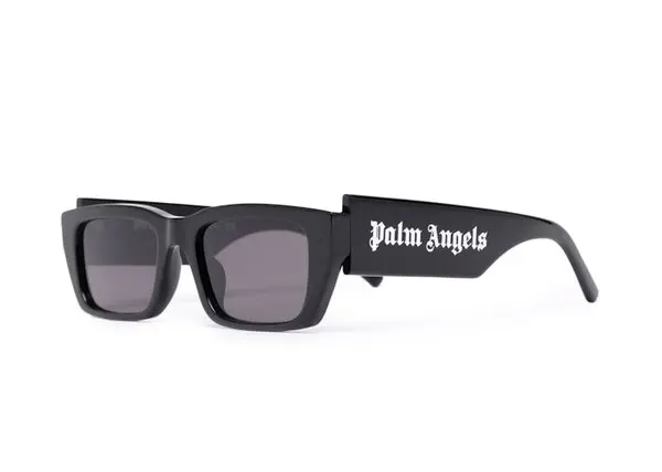 Palm Angels Rectangle Frame Sunglasses - Black Grey (peri002y21pla0011007)