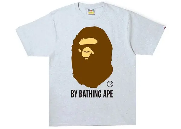 A BATHING APE By Bathing Ape Tee Shirt - Gray