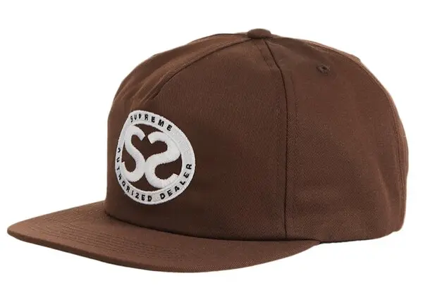 Supreme Double S 5-panel Cap - Brown
