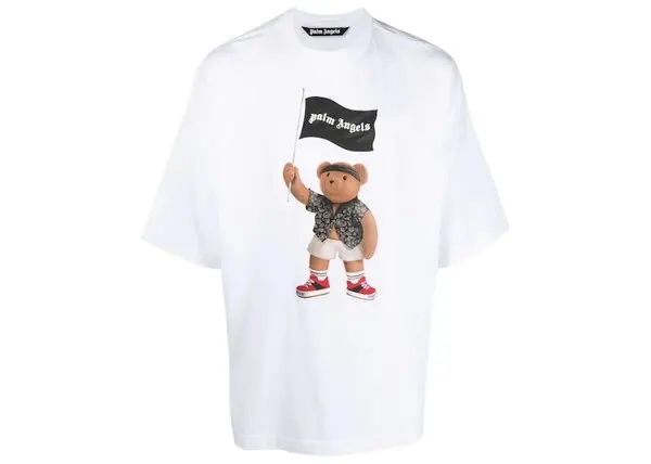 Palm Angels Pirate Teddy Bear T-shirt - White