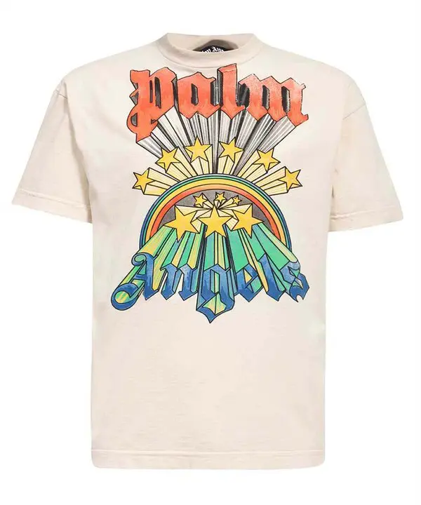 Palm Angels Rainbow Stars T-shirt - White