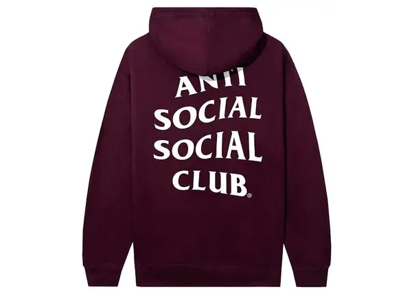 ANTI SOCIAL SOCIAL CLUB Mind Games Hoodie - Maroon
