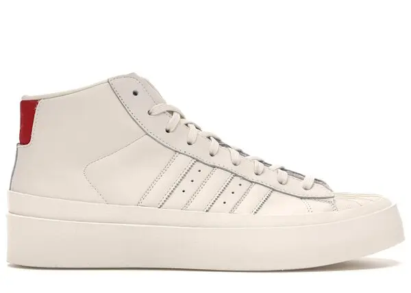 Adidas Pro Model High-top Sneakers - Chalk White/chalk White/chalk White