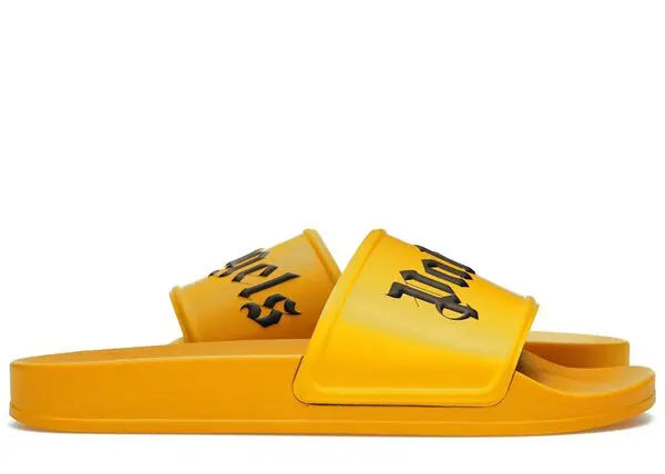Palm Angels Pool Slides - Yellow/black