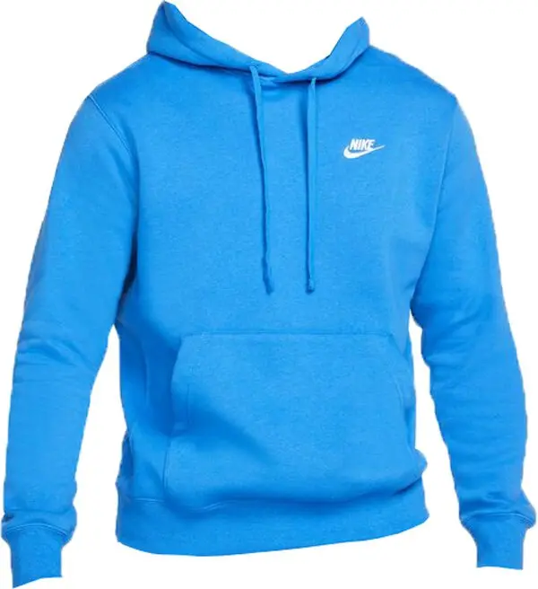 Nike Sportswear Club Fleece Pullover Hoodie - Signal Blue/white