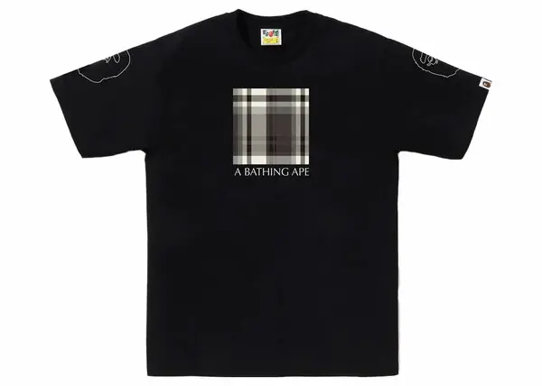 A BATHING APE Check Box Tee Shirt