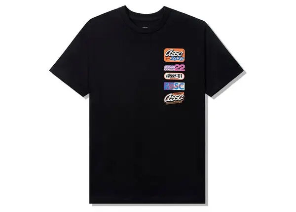 ANTI SOCIAL SOCIAL CLUB Hot Nights Tee Shirt - Black