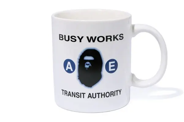A BATHING APE Busy Works Mug - White