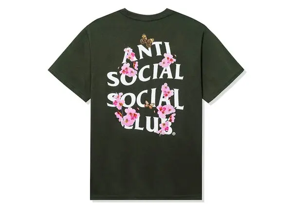 ANTI SOCIAL SOCIAL CLUB Kkotch Tee Shirt - Olive