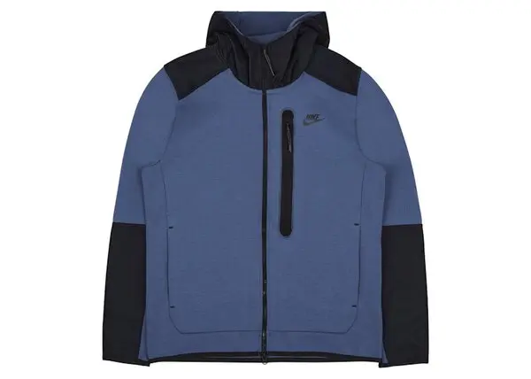 Nike Sportswear Tech Fleece Fullzip Hoodie - Diffused Blue/black