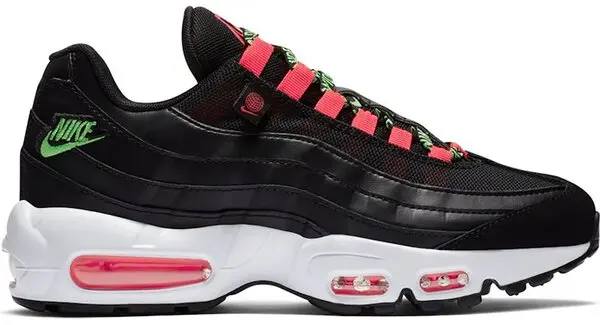 Nike Air Max 95 Worldwide Sneakers - Black/green Strike/flash Crimson