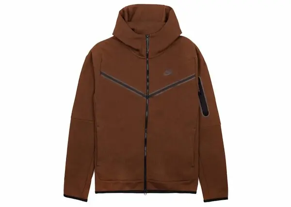 Nike Sportswear Tech Fleece Full-zip Hoodie - Brown